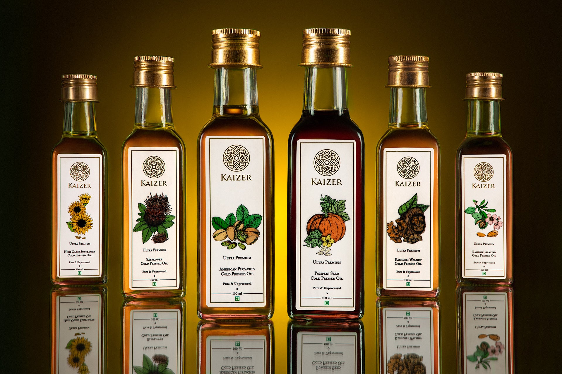 Kaizer Drizzle Oils | Cold-Pressed Oils for Gourmet Finishing - Kaizer
